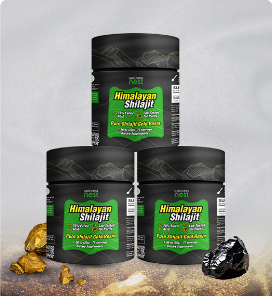 Himalayan Pure Shilajit Gold Resin – Wellness Nest