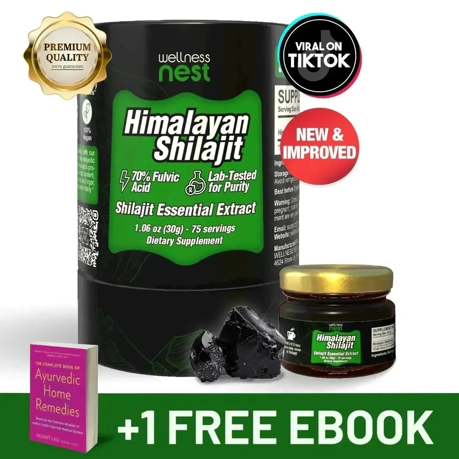 Healing Shilajit Essential Extract – Wellness Nest